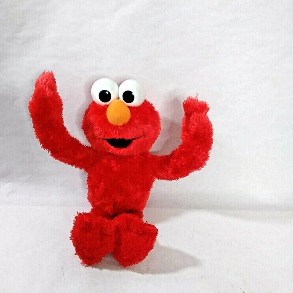 Hasbro | Toys | Sesame Street Peek A Boo Elmo Talking Stuffed Plush ...
